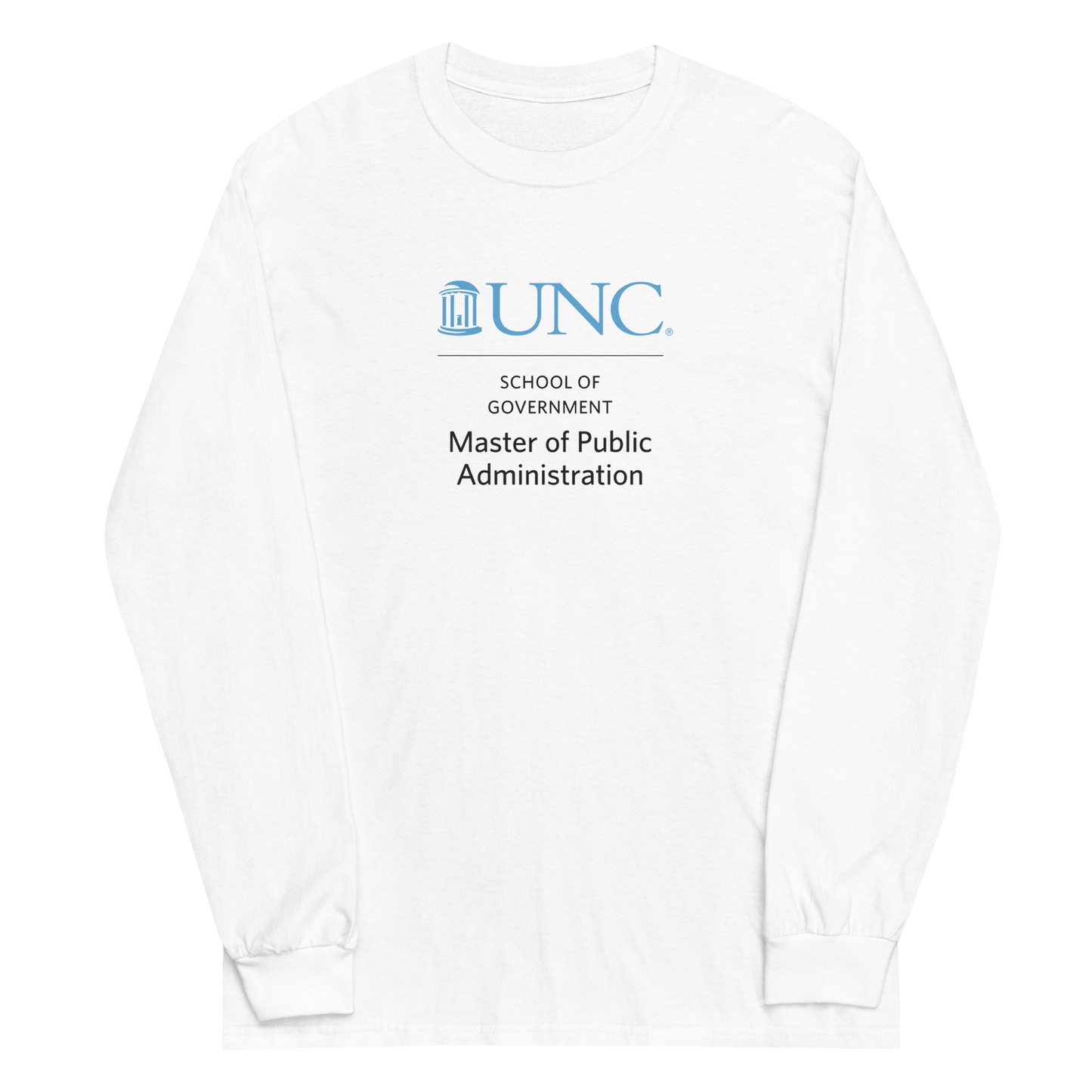 UNC School of Government Men’s Long Sleeve Shirt – UNC School of ...